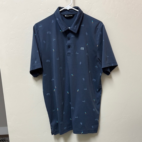 Travis Mathew | Shirts | Travis Mathew Navy Polo | Poshmark